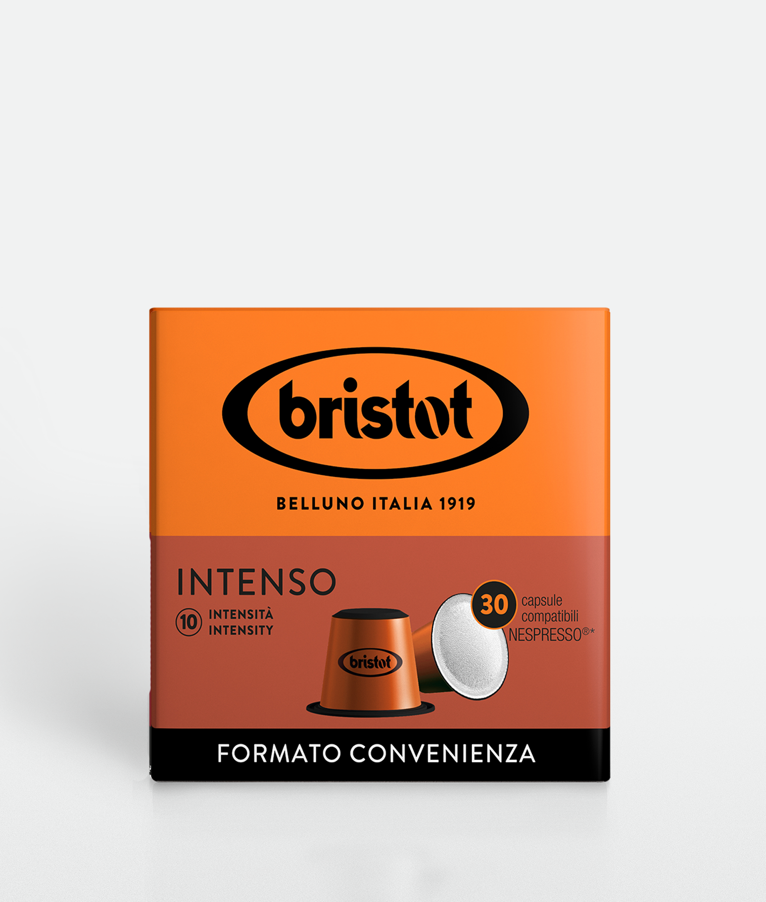 Capsules, Compatible Nespresso® Intenso | Caffè Bristot